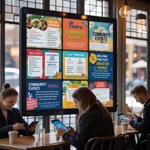 Digital Menu Boards for Cafe | Modern Signage & Templates - NENTO