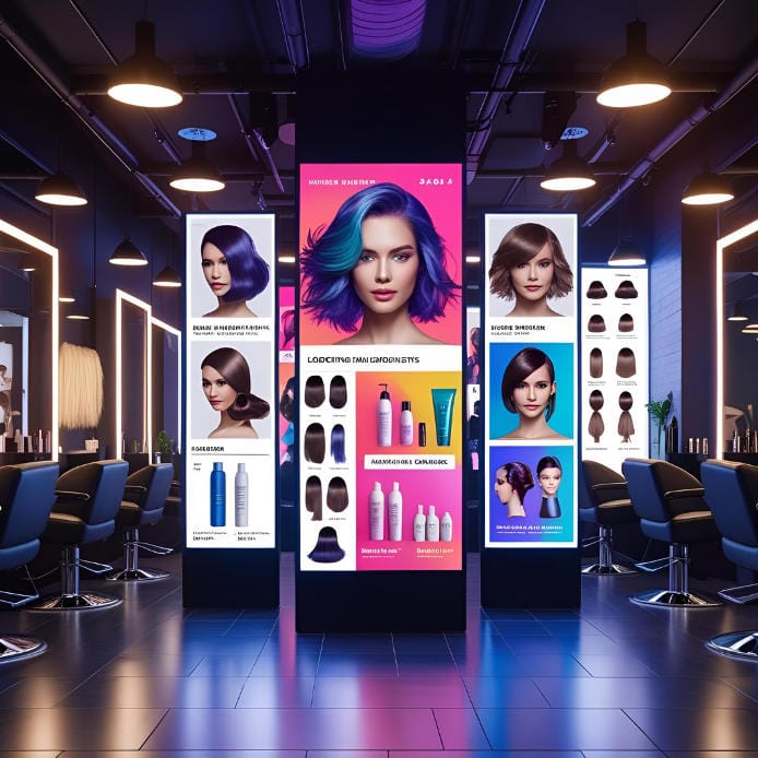 Salon Digital Signage | Digital Signage For Salon