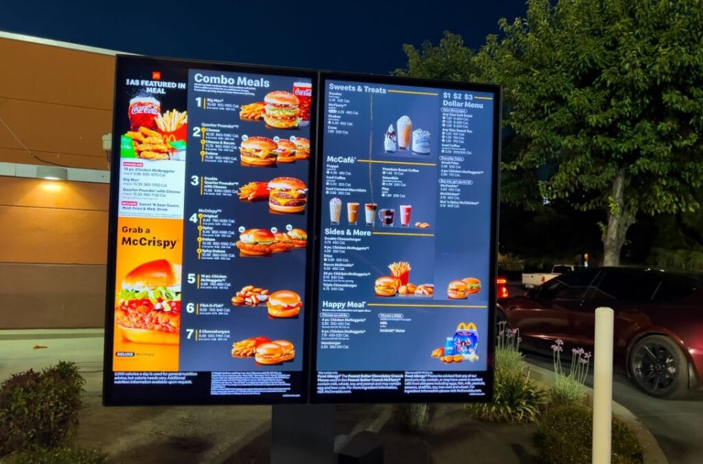 Drive Thru Digital Menu Boards | Boost Sales & Efficiency - NENTO